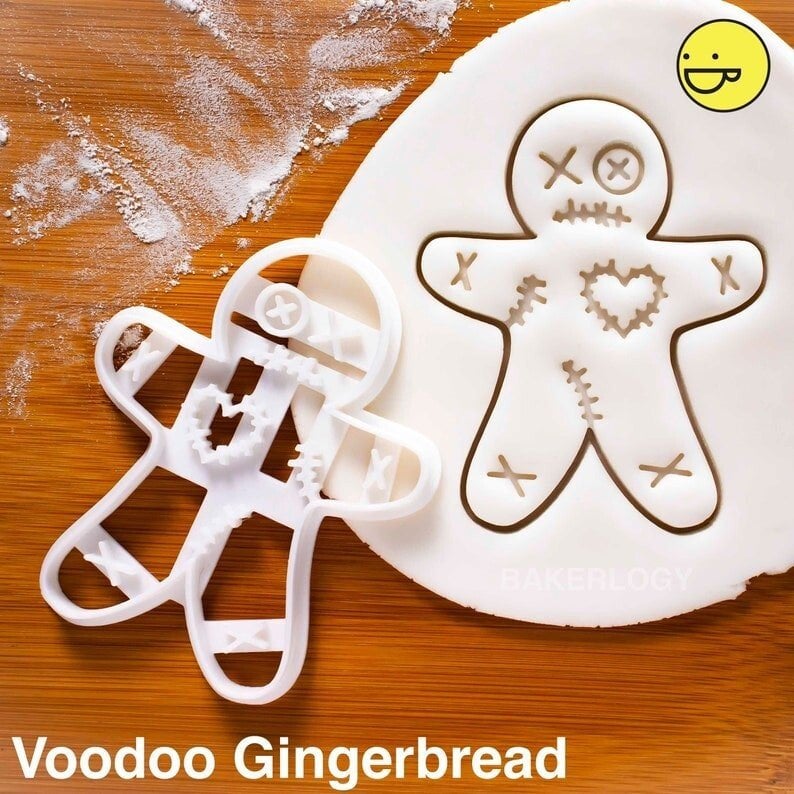 Voodoo Doll Gingerbread Man cookies cutter