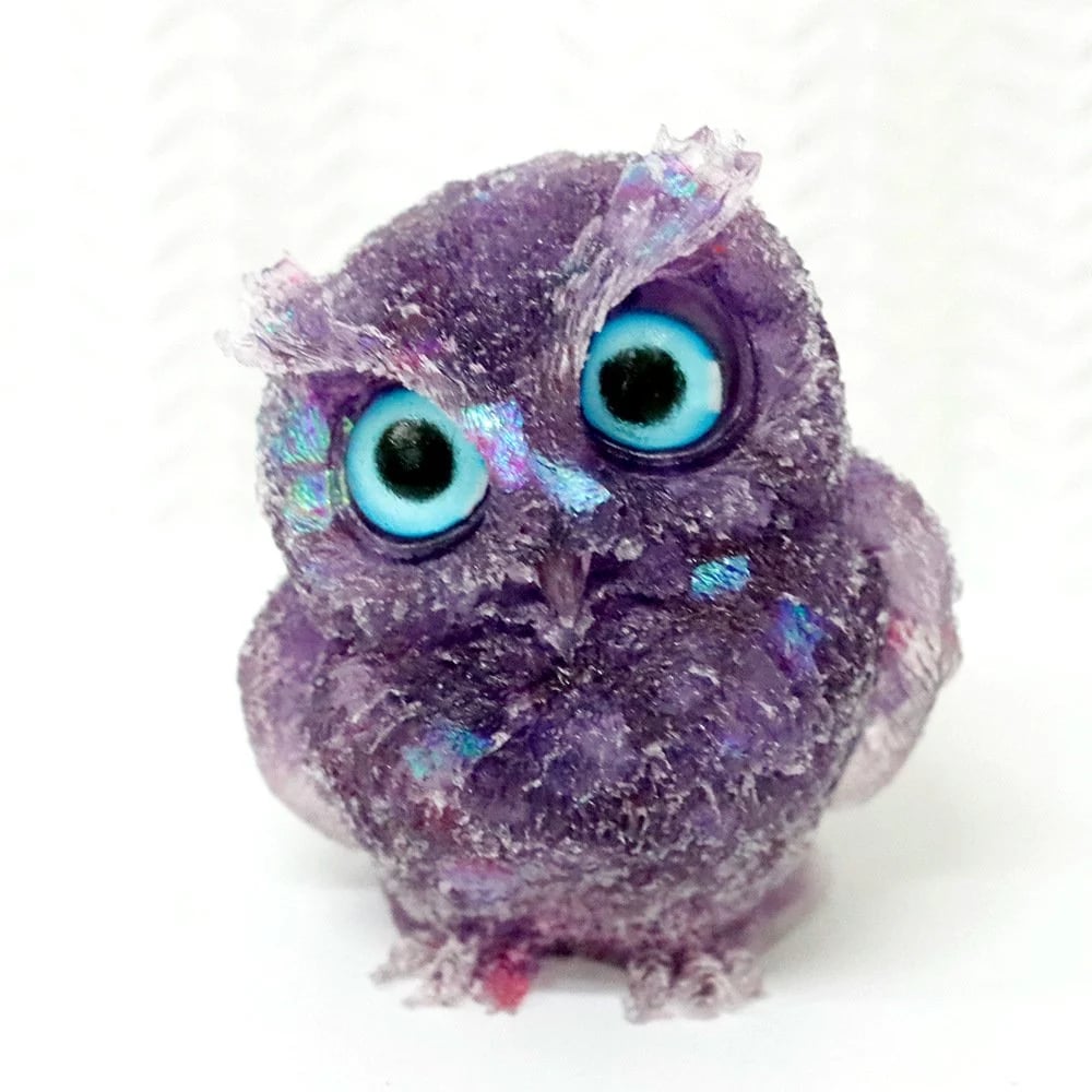 Natural Crystal Owl